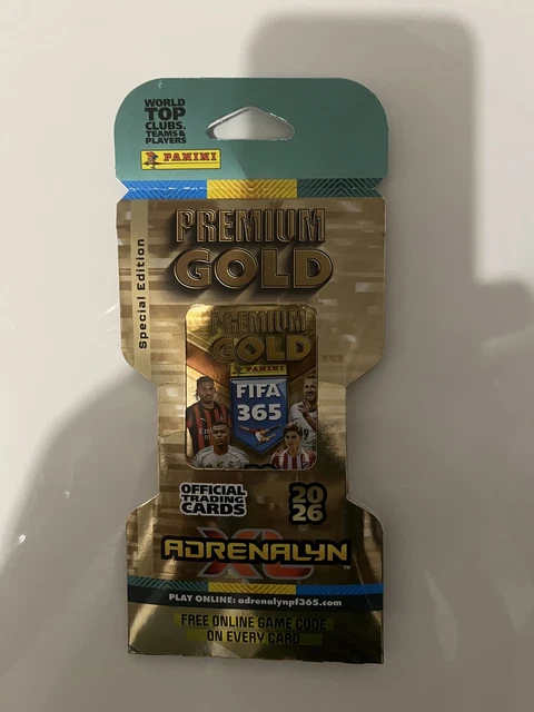 PANINI FIFA 365 Adrenalyn XL 2026 Premium Gold Special Edition Trading ...