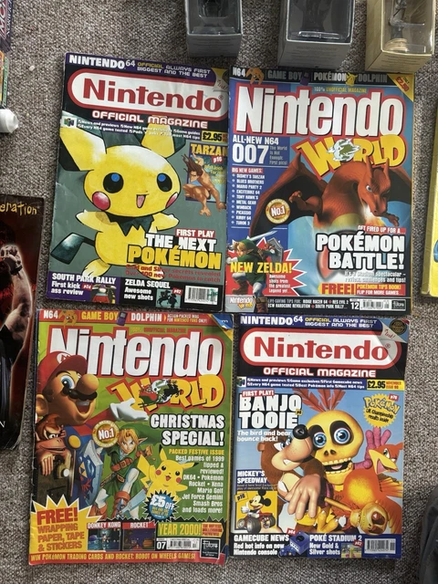 NINTENDO OFFICIAL MAGAZINE Bundle Nintendo World Pokemon Mario Zelda ...