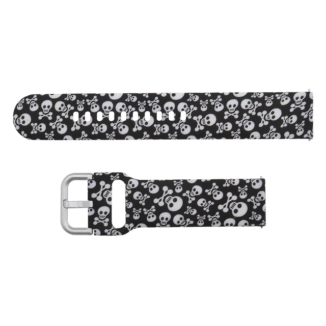 20MM SKULL REPLACEMENT Strap Watch Band for Galaxy Watch Active 40mm SM ...