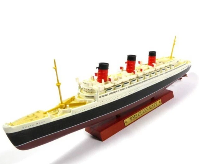 SCALE MODEL CUNARD Rms Queen Mary British Steam Passenger Ship Ocean ...