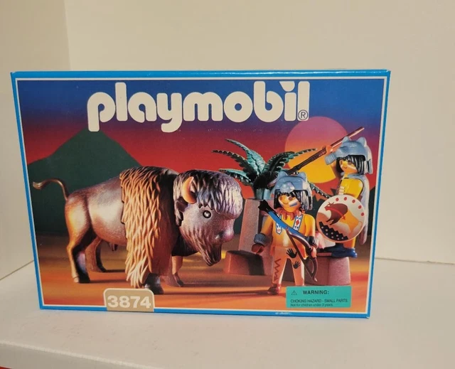 PLAYMOBIL 3874 WOLF Clan Büffeljäger amerikanische Ureinwohner EUR 84 ...