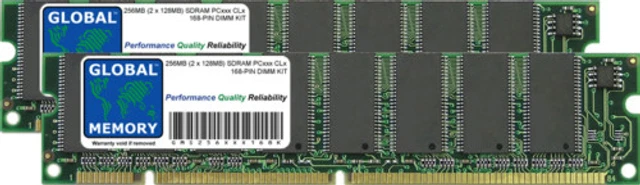 256MB (2X128MB) SDRAM PC66 PC100 PC133 168-PIN DIMM MEMORY KIT FOR ...