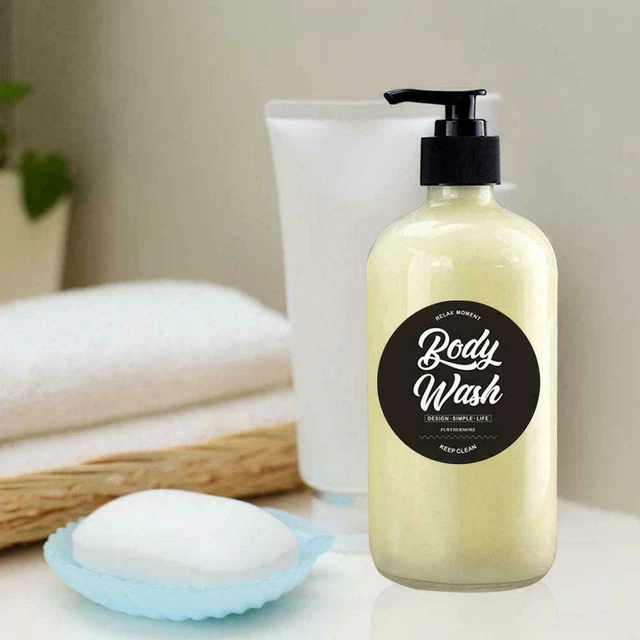 LABELS SET SOAP Dispenser Stickers Set Waterproof Unique Bottle ...