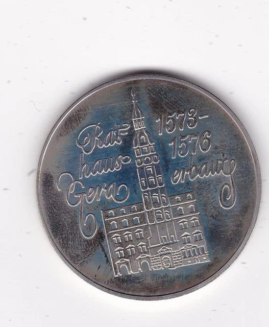 MEDAILLE RATHAUS UND Wappen der Stadt Gera EUR 3,00 - PicClick DE