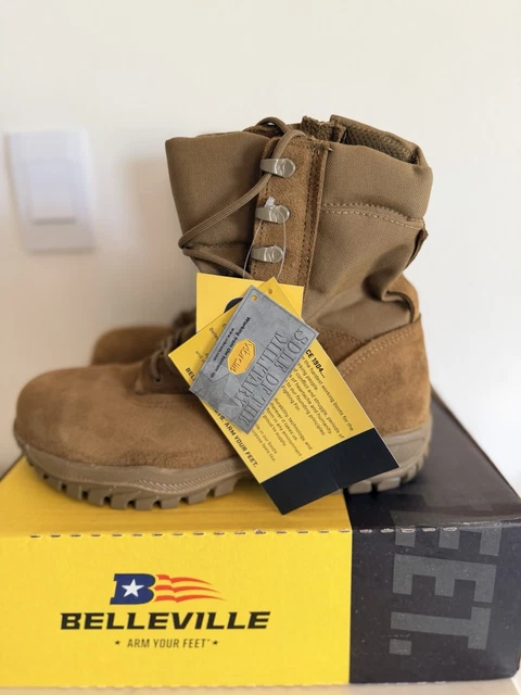 BELLEVILLE HOT WEATHER Side-Zip Composite Toe Boot C312Z CT SZ 10.5 ...
