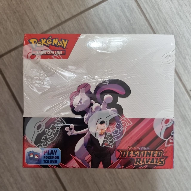 POKEMON TCG: DESTINED Rivals Booster Box - Slight tear - see pictures ...