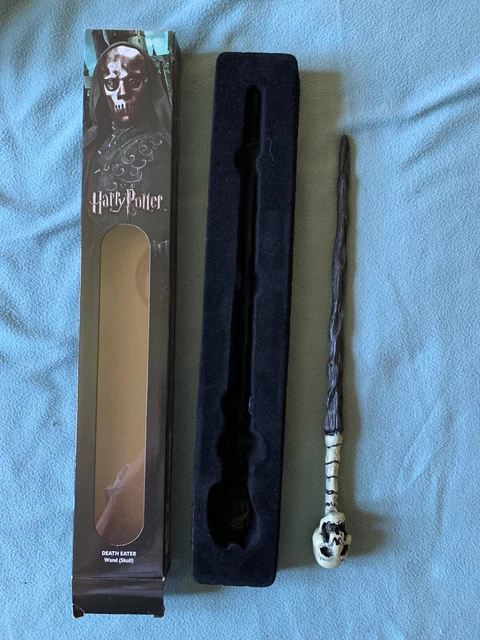 HARRY POTTER DEATH Eater replica wand (skull) The Noble Collection in ...