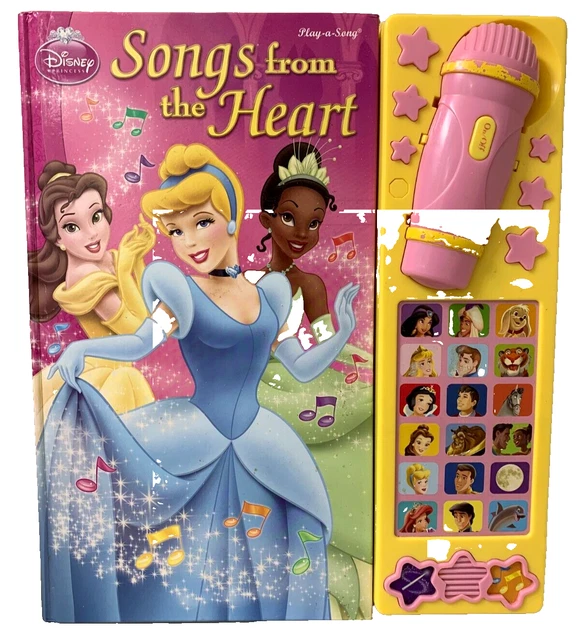 DISNEY PRINCESS SONGS from the Heart Music Song Sound Book OOP RARE ...