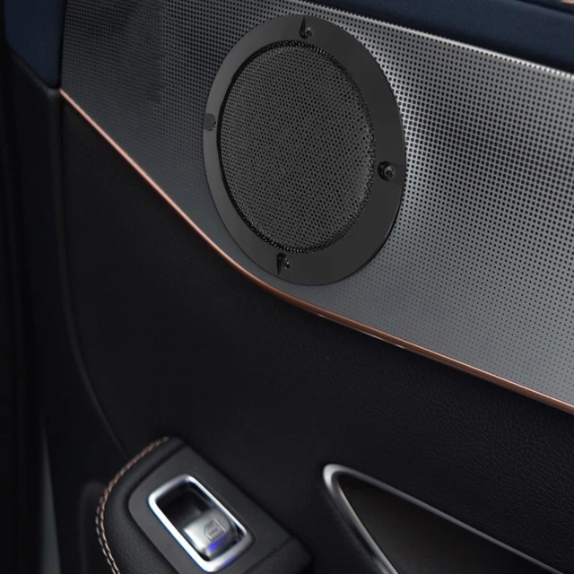 5 SETS CAR Speaker Decorative Circle Grill Mesh Accessory Metal Cover £ ...