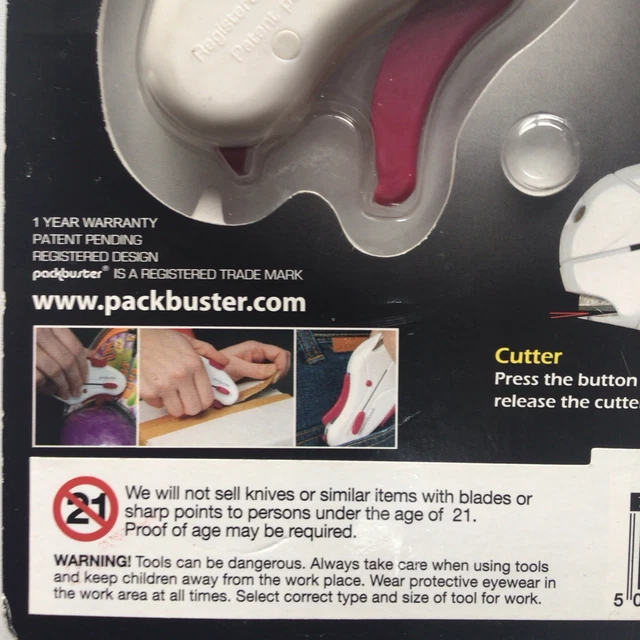 PACKBUSTER - BLISTER Pack Opening Multitool - Beat Wrap Rage - New ...