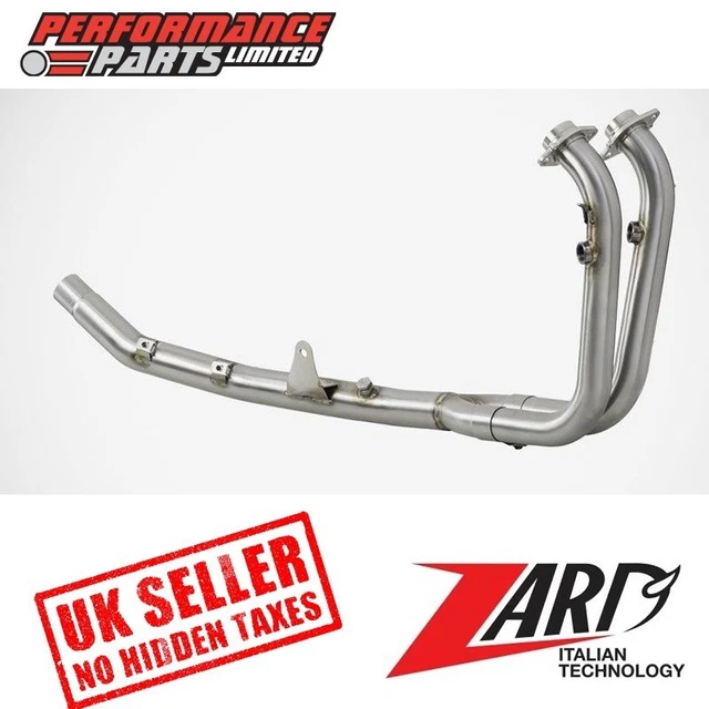 CF MOTO MT450 2025 Zard Stainless Steel Race De-CAT Exhaust Header ...