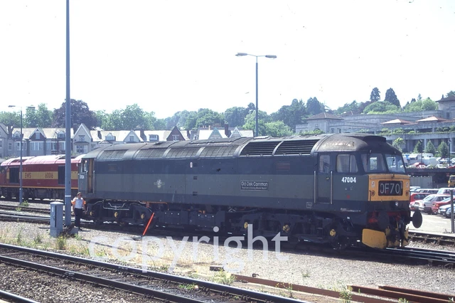 ORIGINAL DIESEL RAILWAY 35mm Slide 47004 Newport Godfrey Road 1997 £1. ...