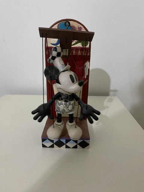 DISNEY TRADITIONS Steamboat Willie Puppet Figurine With Stand £100.00 ...