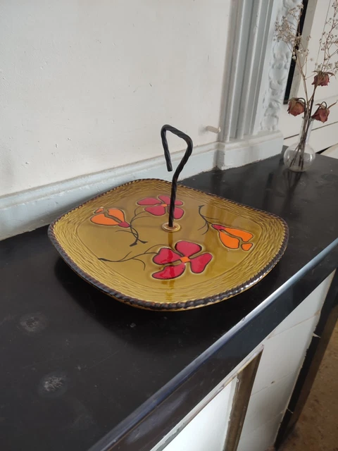 PLATEAU À FROMAGES Poët-Laval à décor de fleurs EUR 35,00 - PicClick FR