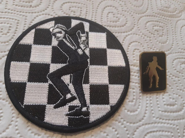 CHAS SMASH-MADNESS-WALT JABSCO-2-TONE-SKA-PATCH And Metal Badge-MINT ...