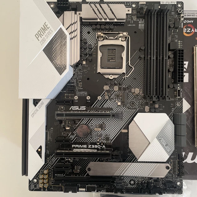 ASUS PRIME Z390-A Intel Z390 ATX DDR4 Gaming Motherboard Socket LGA ...