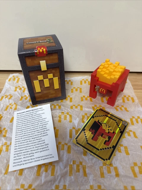 ORIGINAL ~MCDONALDS~ MINECRAFT Box 2025 (Code 04) unbespielt EUR 1,00 ...