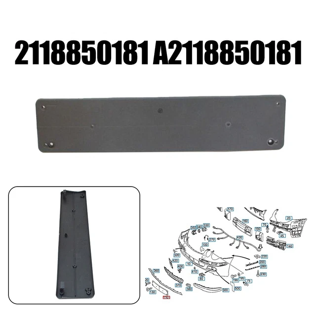 EASY TO MOUNT Front License Plate Holder for For MERCEDES EClass W211 ...