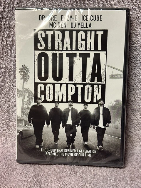 STRAIGHT OUTTA COMPTON (DVD, 2015) Dr Dre, Ice Cube, Eazy-E - NEW ...