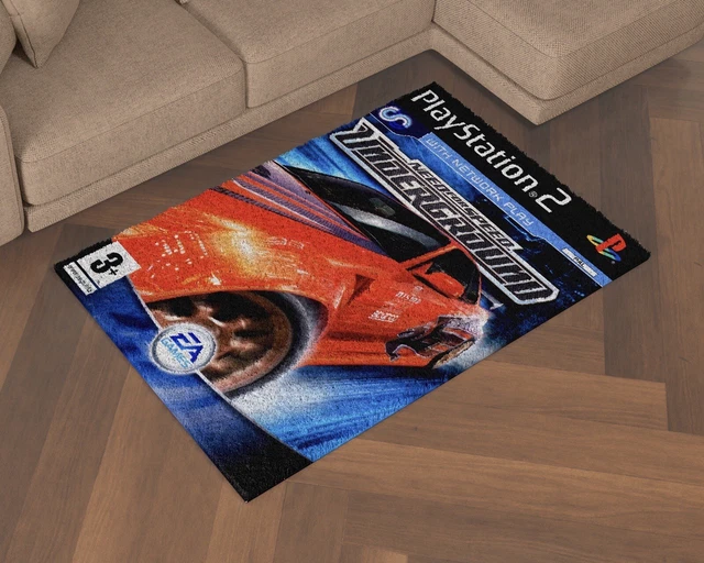 NEED FOR SPEED Underground PS2 Cover Rug, Gaming Room Carpet, Retro 120 ...