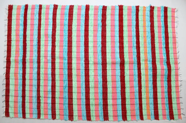 4X6 RECTANGULAR BEAUTIFULLY Made Chindi Rag Rug Floor Carpet Bohemian ...