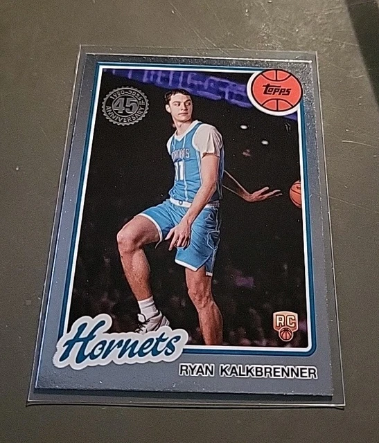 RYAN KALKBRENNER NBA ROOKIE CARD TOPPS 2025-26 45th SILVER RC# 80BK-77 ...