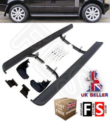 LAND ROVER RANGE Rover Vogue L322 Oem Style Side Steps Bars Running ...