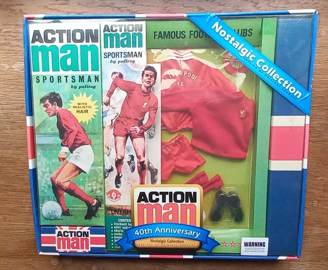 ACTION MAN 40TH Anniversary Nostalgic Collection Liverpool FC New ...