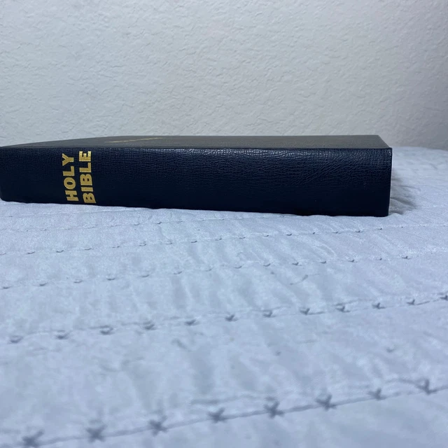 1896 HOLY BIBLE A.J. Holman Antique Leather Facsimile Ancient ...