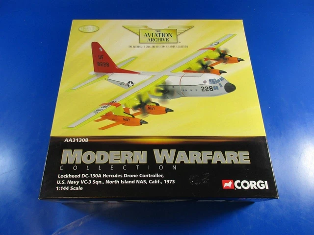 CORGI AVIATION AA31308 Lockheed Dc-130A Hercules Drone Controller, 1/ ...