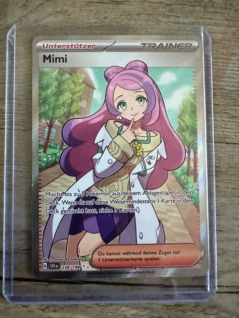 MIMI 238/198 KARMESIN & Purpur Fullart Trainer Pokemon Karte Deutsch ...