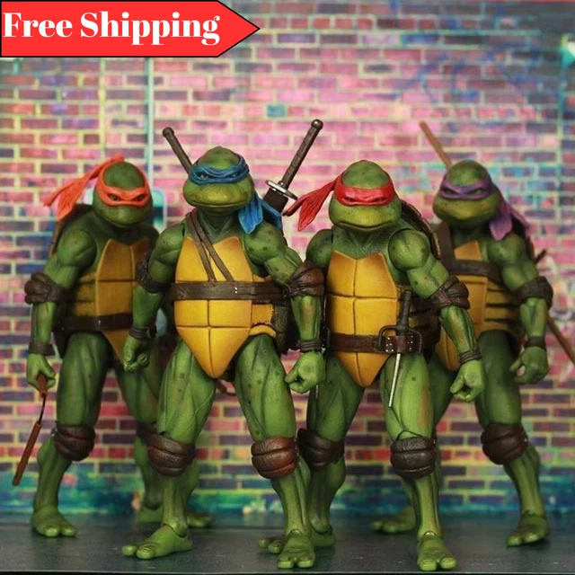 TEENAGE MUTANT NINJA Turtles Action Figure NECA TMNT Film Edition ...