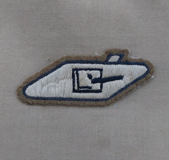 ORIGINAL WW2 BRITISH Army RTR Royal Tank Regiment Sleeve Insignia Patch ...