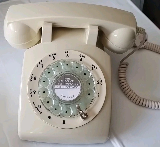 STEEPLETONE CREAM RETRO 1970's Style Desktop Telephone £25.45 - PicClick UK