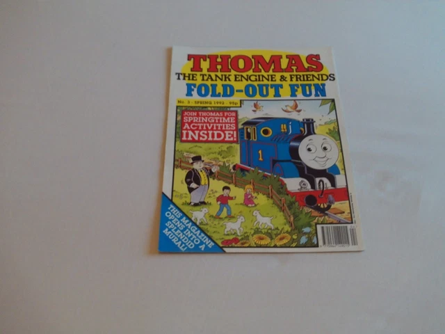 THOMAS THE TANK Engine Fold-Out Fun magazine 1992 excellent £20.00 ...