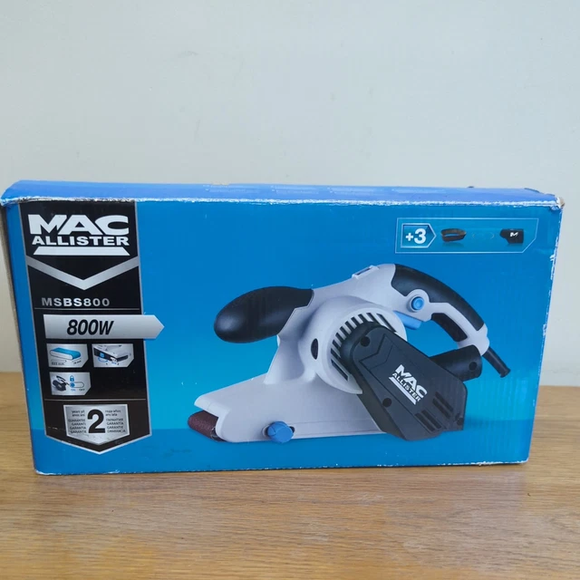 MACALLISTER MSBS800 BELT Sander working and pat tested. £36.59 ...