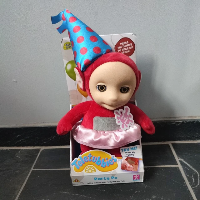 TELETUBBIES PARTY PO ~Talking Soft toy with party hat and tutu EUR 21 ...