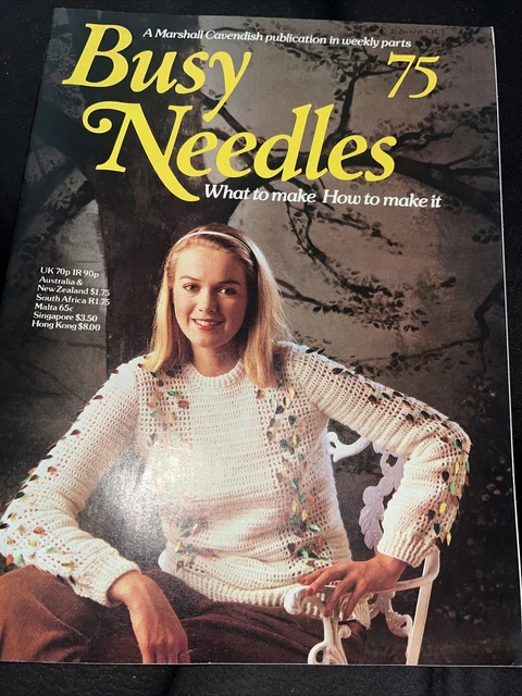 BUSY NEEDLES, VINTAGE craft book, Part 75 vintage various crafts 1983 ...
