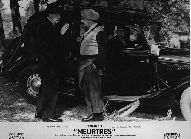 PHOTO ORIGINALE FERNANDEL Fernand Sardou Meurtres EUR 25,00 - PicClick FR