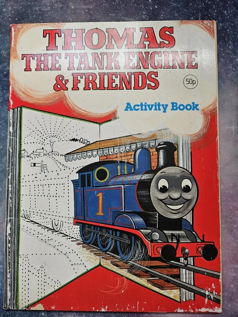 THOMAS THE TANK Engine & Friends 1984 Paperback Activity Book ...