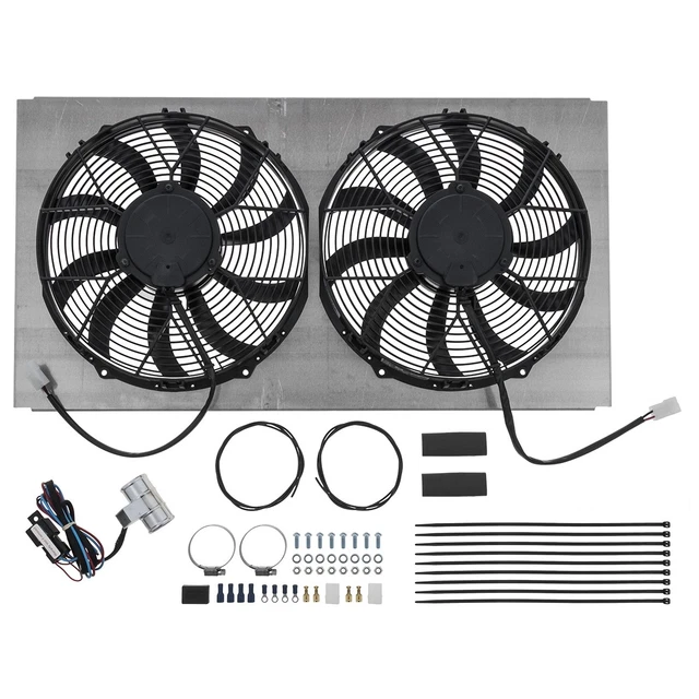 JAGUAR E TYPE Electric Fan Cooling Kit Revotec Negative Earth S3 RFK823 ...