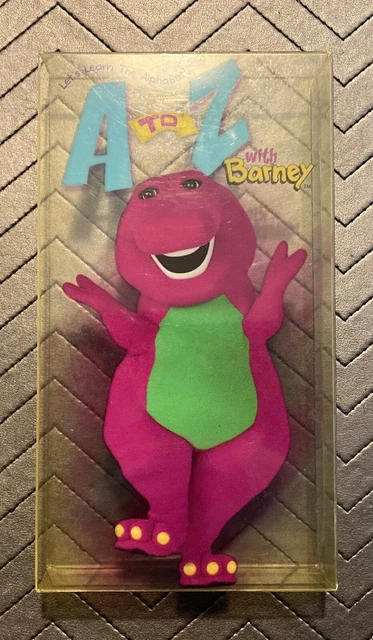 BARNEY VHS HOWDY Friends (VHS, 2001) No Case White Tape RARE w/A to Z ...