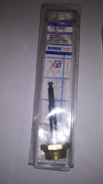 MOEN PUSH BUTTON Diverter Single Handle Tub Shower chrome brass color ...