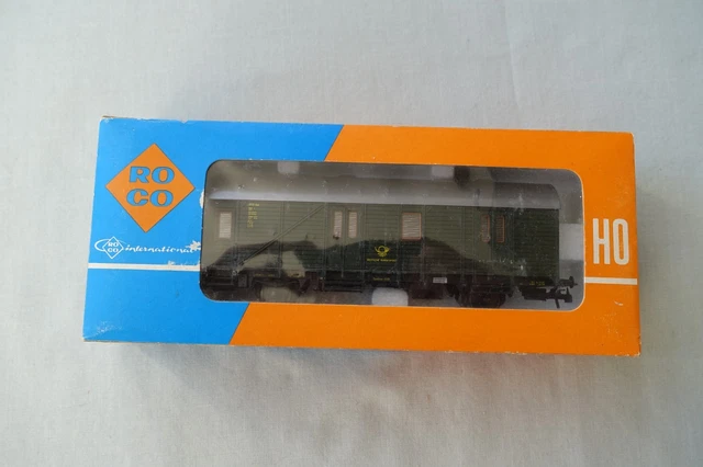 ROCO 4217 HO H0 Deutsche Bundespost Parcel Baggage Car Excellent Boxed ...