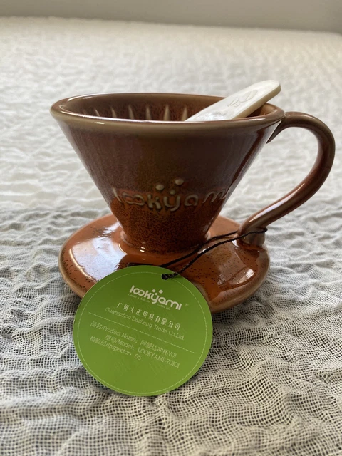 LOOKYAMI PORCELAIN COFFEE Dripper Brand New £7.06 - PicClick UK
