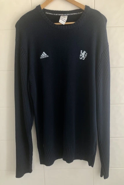 RARE CHELSEA FC Adidas Jumper Chelsea Football Club 1905 Top Size L ...