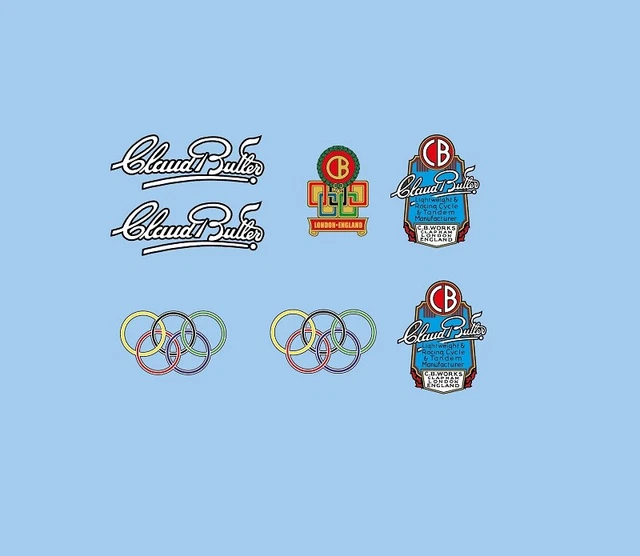 CLAUD BUTLER BICYCLE decals, Transferts, Stickers N.10 EUR 29,26 ...