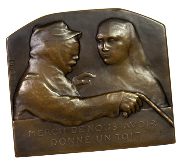 PLAQUETTE MÉDAILLE FRANCE Première Guerre mondiale Première Guerre ...