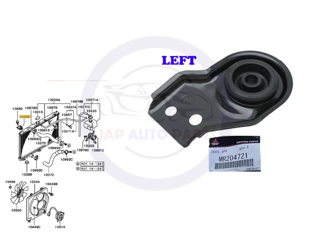 MITSUBISHI LANCER EVOLUTION Evo 4 5 6 Tommi Cp9A Radiator Bracket ...