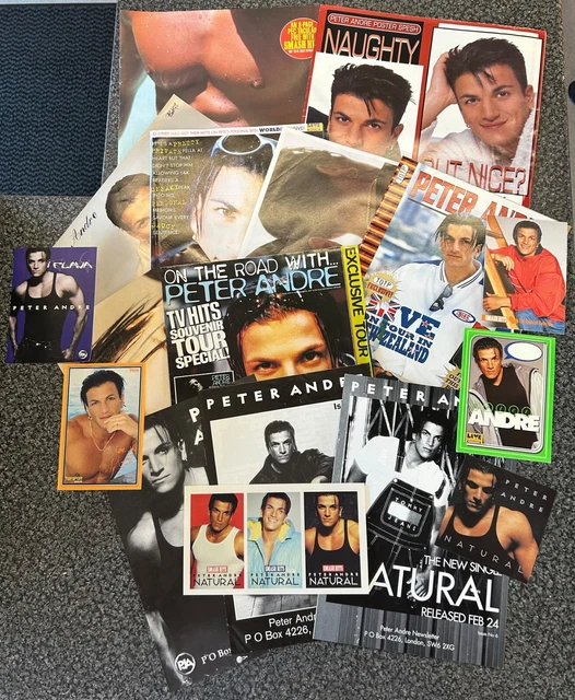 PETER ANDRE SET Of Original 90s Posters Smash Hits TV Hits Top The Pops ...